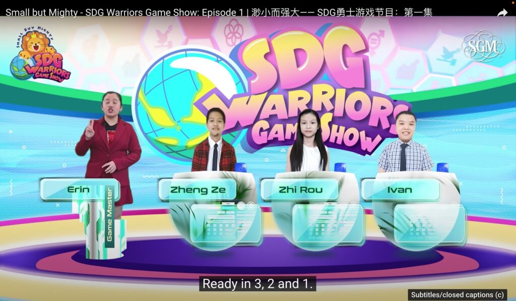SGM JD Presents the "Small but Mighty - SDG Warriors Game Show" | SGM